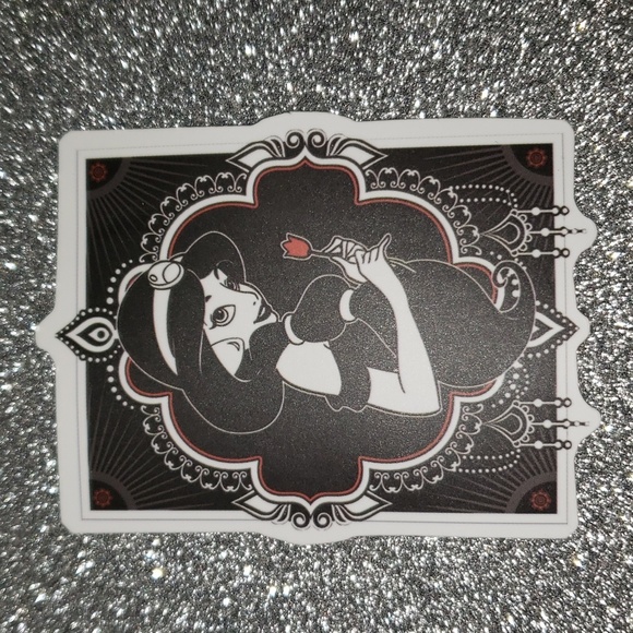 Disney | Design | Disney Aladdin Waterproof Sticker Jasmine Rose | Poshmark